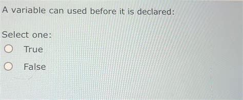 solved a variable can used before it is declared select