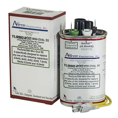 Universal Run Capacitor Turbo Mini Oval