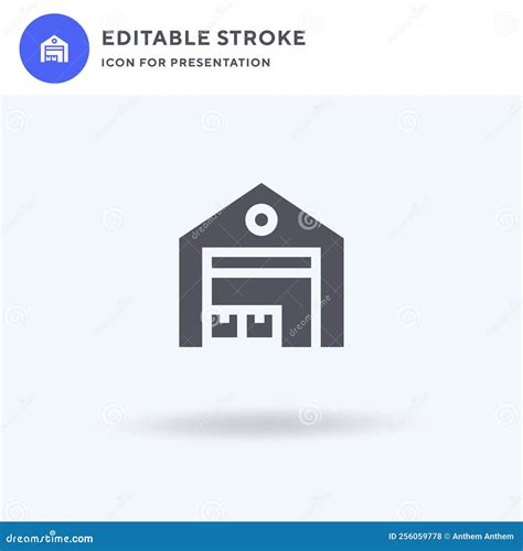 Data Warehouse Icon Vector Filled Flat Sign Solid Pictogram Isolated On White Logo