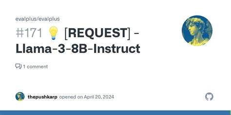 Request Llama B Instruct Issue Evalplus Evalplus Github