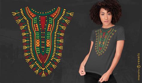 Dashiki African Clothes Design T Shirt Design Vector Download African