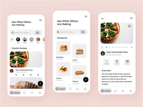 Recipe Sharing App On Behance