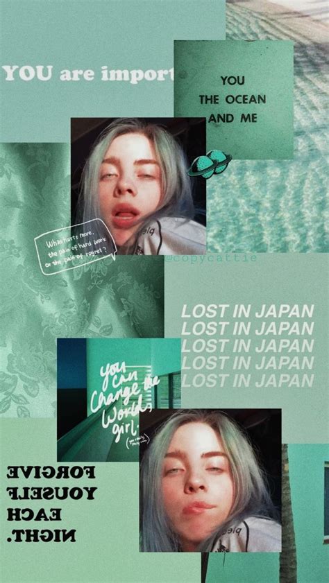 Lockscreen Wallpaper Billie Eilish Ideias De Papel De Parede