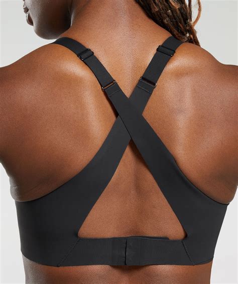 Gymshark Cross Back Sports Bra Black Gymshark