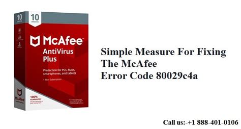 simple measure for fixing the mcafee error code 80029c4 by oliver
