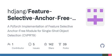 Github Hdjangfeature Selective Anchor Free Module For Single Shot