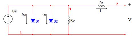 Two Diode Model Pv Cell The Equations For Single Diode Model Can Be