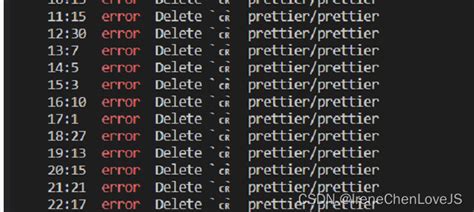 Vue Cli创建项目运行时prettier报错 最全解决办法vue启动和打包时都校验了prettier Csdn博客
