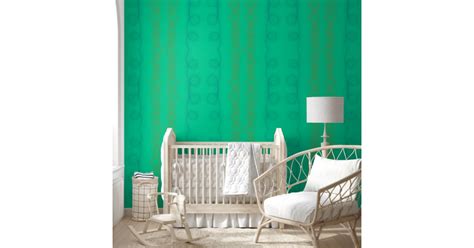 Wavy Vertical Lines On Green Background Wallpaper Zazzle