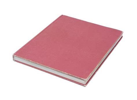 Premium Photo Red Book Isolated On White Backgroud