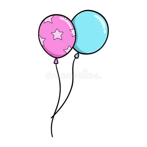 Cute Balloon Cartoon Stock Illustration Illustration Of Celebration