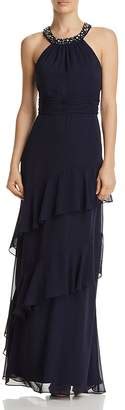 Fashion Look Featuring Eliza J Evening Dresses And Badgley Mischka