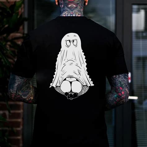Oral Sex With Ghost Sexy Lady Black Print T Shirt