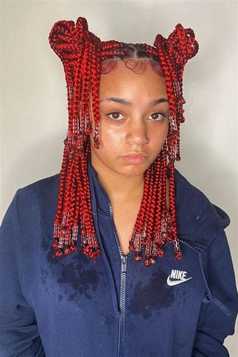 Explore The Magical World Of Red Box Braids 50 Braided Hairstyles