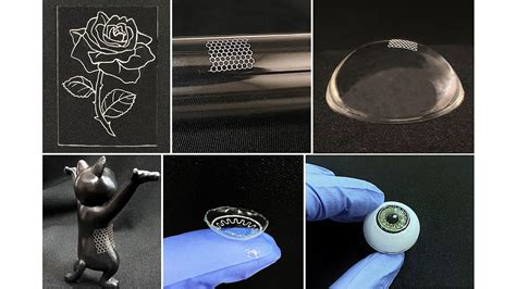 Technique Prints Flexible Circuits On Curved Surfaces From Contact Lenses To Latex Gloves NC