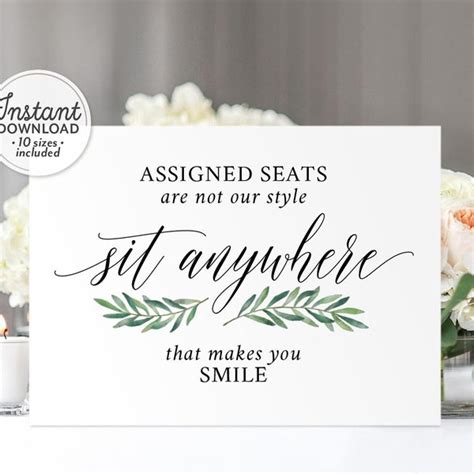 Assigned Seats Are Not Etsy