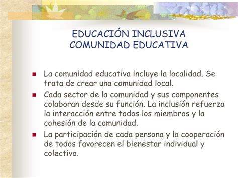 PPT EDUCACIÓN INCLUSIVA PowerPoint Presentation free download ID