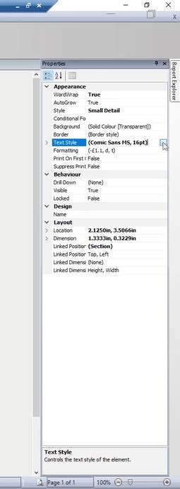 Simple Changes In Report Designer PKF SCS