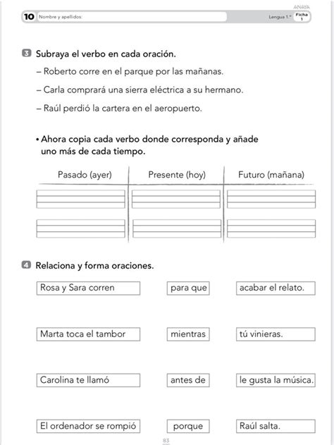 Lengua Anaya 1 Primaria Anaya Primaria Lectura Y Escritura Ciencia