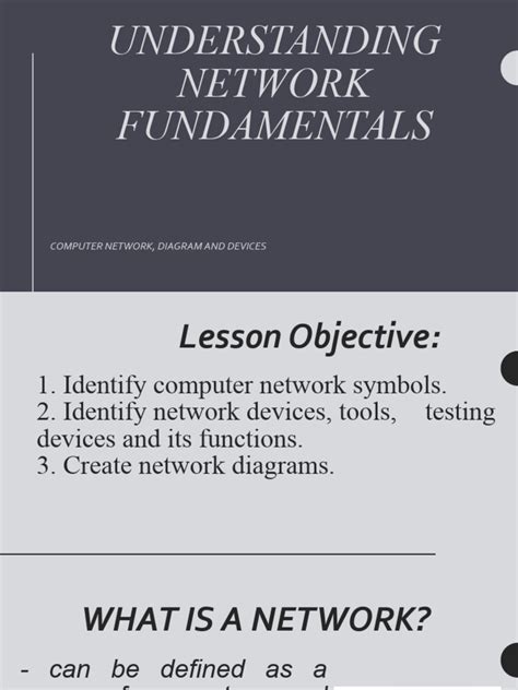 Understanding Network Fundamentals 1 Pdf Network Topology Computer Network
