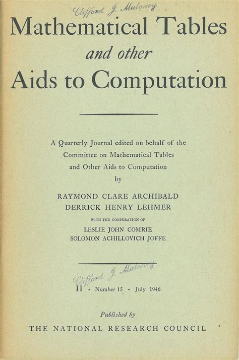 Bonhams Eniac Goldstine Herman H And Adele Goldstine The