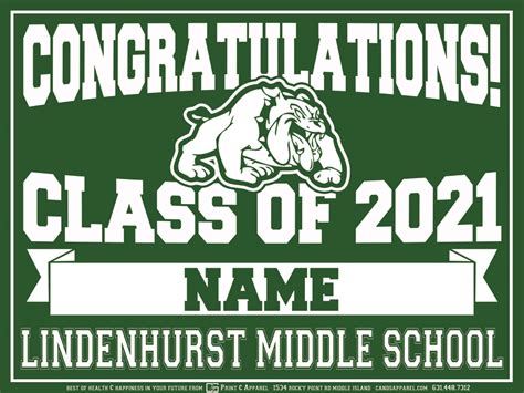 Class Of 2021 Sign For Lms