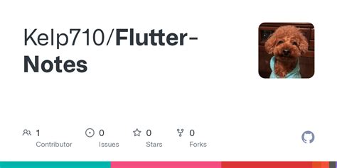Github Kelp710flutter Notes