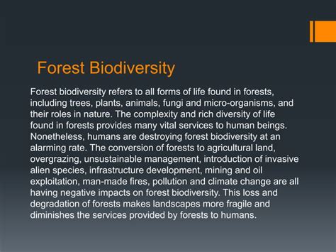11biodiversity And Forest Biodiversity A Presentation By Mr Allah