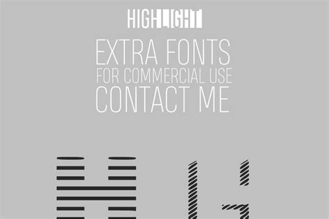 Highlight Font Pobrenerd Fontspace
