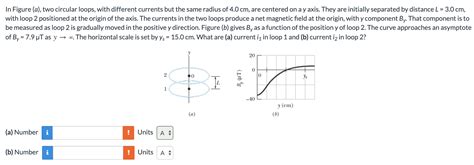 Solved In Figure A Two Circular Loops With Different Chegg