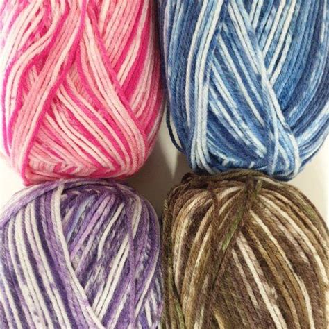 Camouflage Dk Knitting Yarn By King Cole Self Patterning Yarn Four