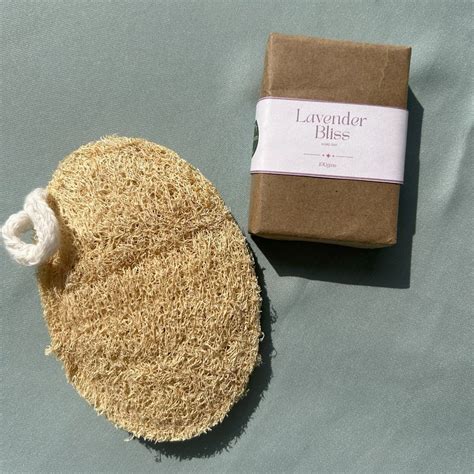 Buy Sustainable Lavender Bliss Goat Milk Soap Bar Loofah Combo On