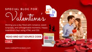 Love Proposal Projects Using HTML CSS Valentine Special September 17 2025