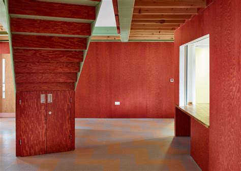 The Green Community Centre By AOC Has Herringbone Brickwork