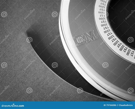 Ibm Reel Tape Editorial Photo Image Of White Retro 79766086
