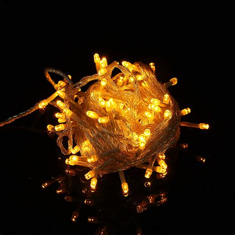 Luz Led Amarilla Gypsophila 20 Metros 200 Luces Normativa Europea