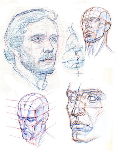 The Head Construction Planes And Perspective By Abdonjromero