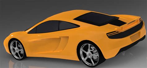 迈凯轮 12c PROE 模型图纸下载 懒石网