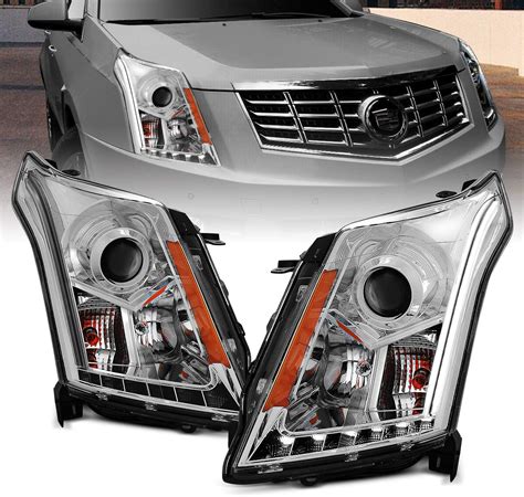 Amazon AmeriLite Chrome Projector Replacement Headlights Plank LED