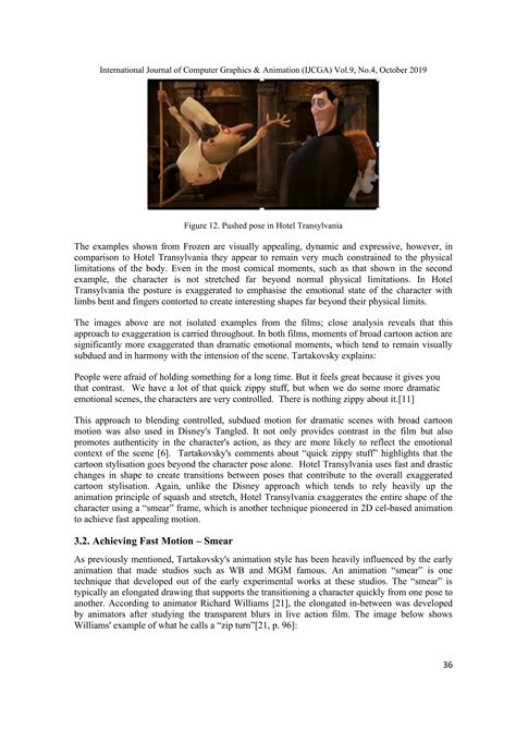 Exaggerated Cartoon Style Motion In Hotel Transylvania Pdf
