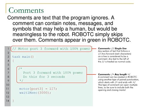 ppt programming basics robotc powerpoint presentation free