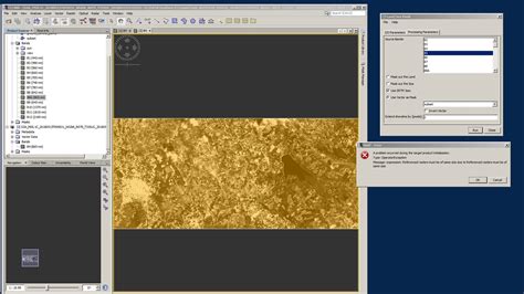 snap error referenced raster must be of same size problem reports