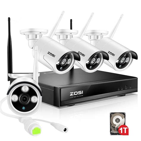 Aliexpress Buy ZOSI CH Wireless CCTV System P HD NVR Kit With TB Outdoor IR Night IP
