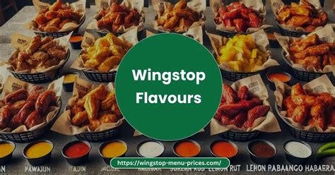 Wingstop Flavor Sauces Chicken Wings Fries
