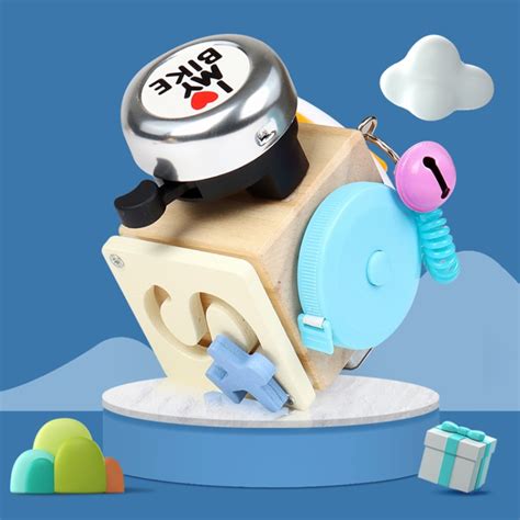 어린이 몬테소리 바쁜 보드 퍼즐 잠금 해제 장난감 조기 교육 장난감 스타일 음악