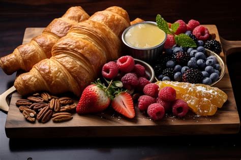 Premium Photo An Enticing Assortment Of Pastries Is Displayed