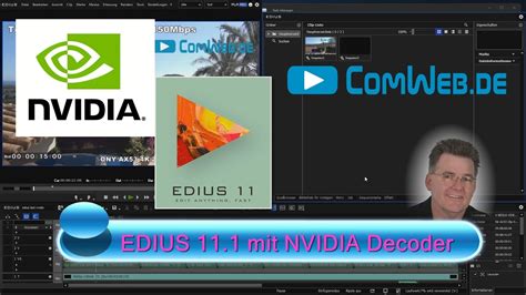 videoschnitt edius 11 1 und nvidia decoder youtube