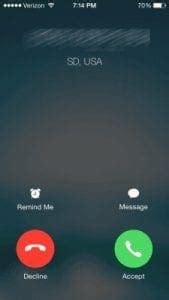 IPhone X How To Decline A Call
