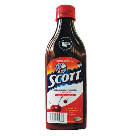 Emulsion Scott Cereza 200 Ml Farmacia Herrera