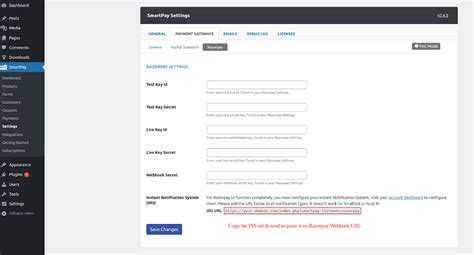 How To Setup Razorpay